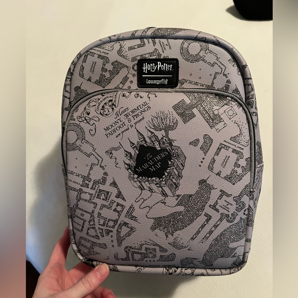 Euc Harry Potter Marauders Map Backpack - Gem